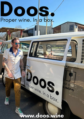 Proper wine. In a box. – Doos