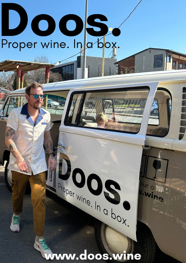 Proper wine. In a box. – Doos