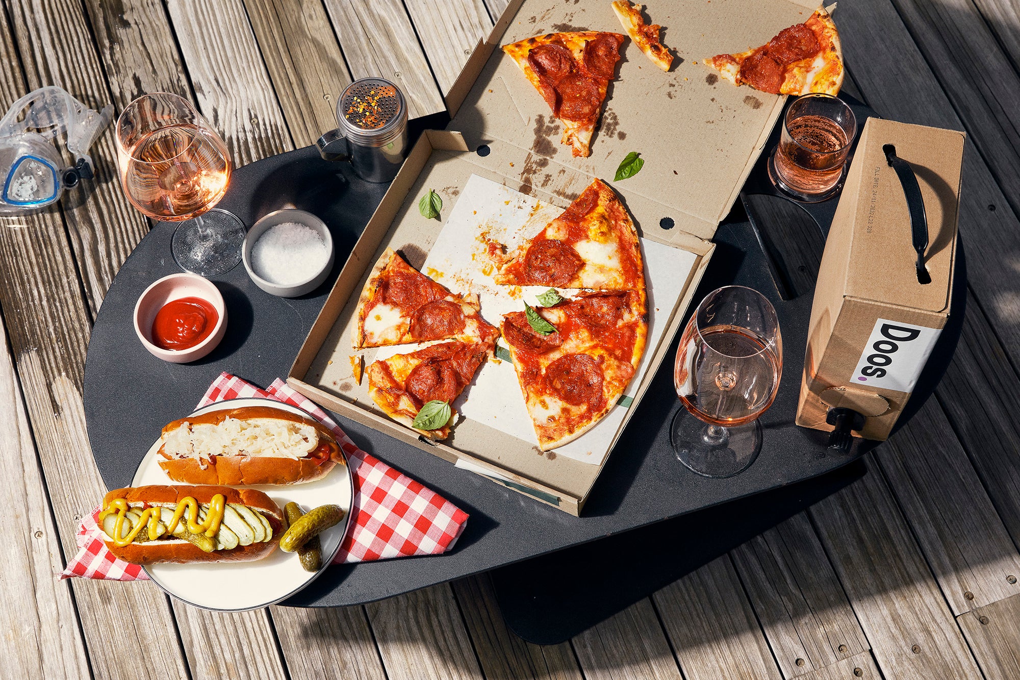 Proper wine. In a box. – Doos