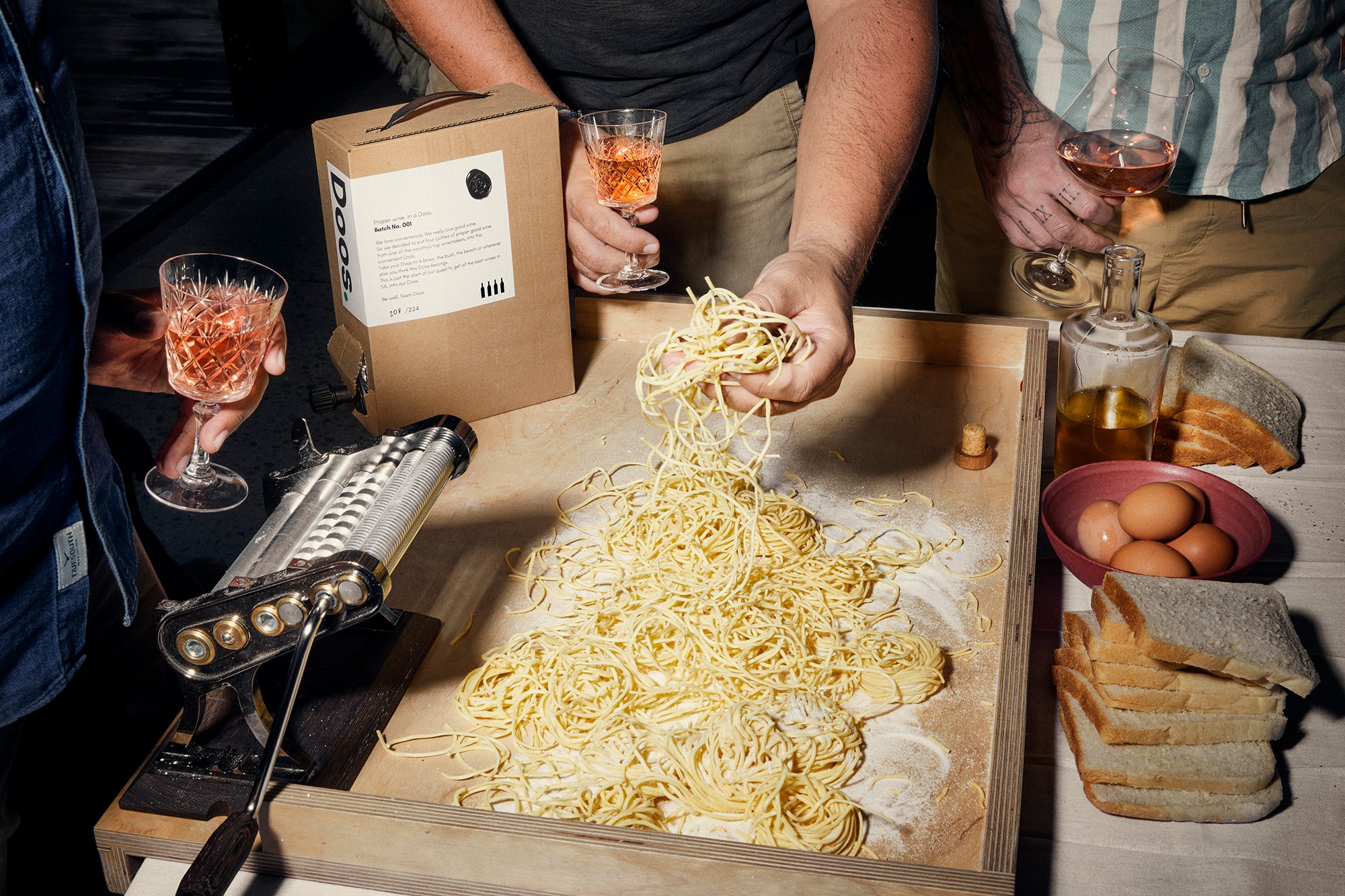 Proper wine. In a box. – Doos